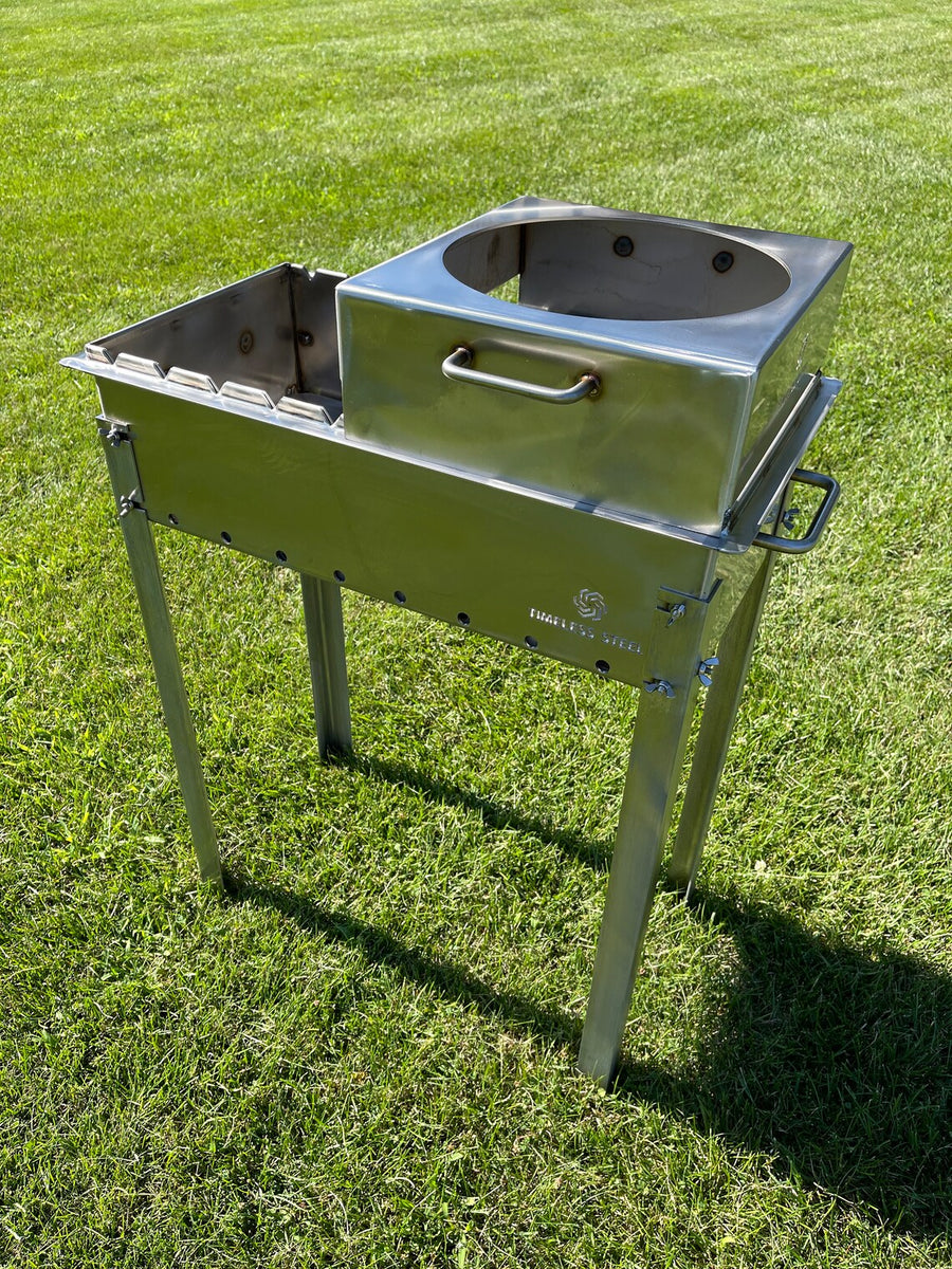 Stainless Steel Stand for Cast Iron Cauldron 8L – Timeless Steel