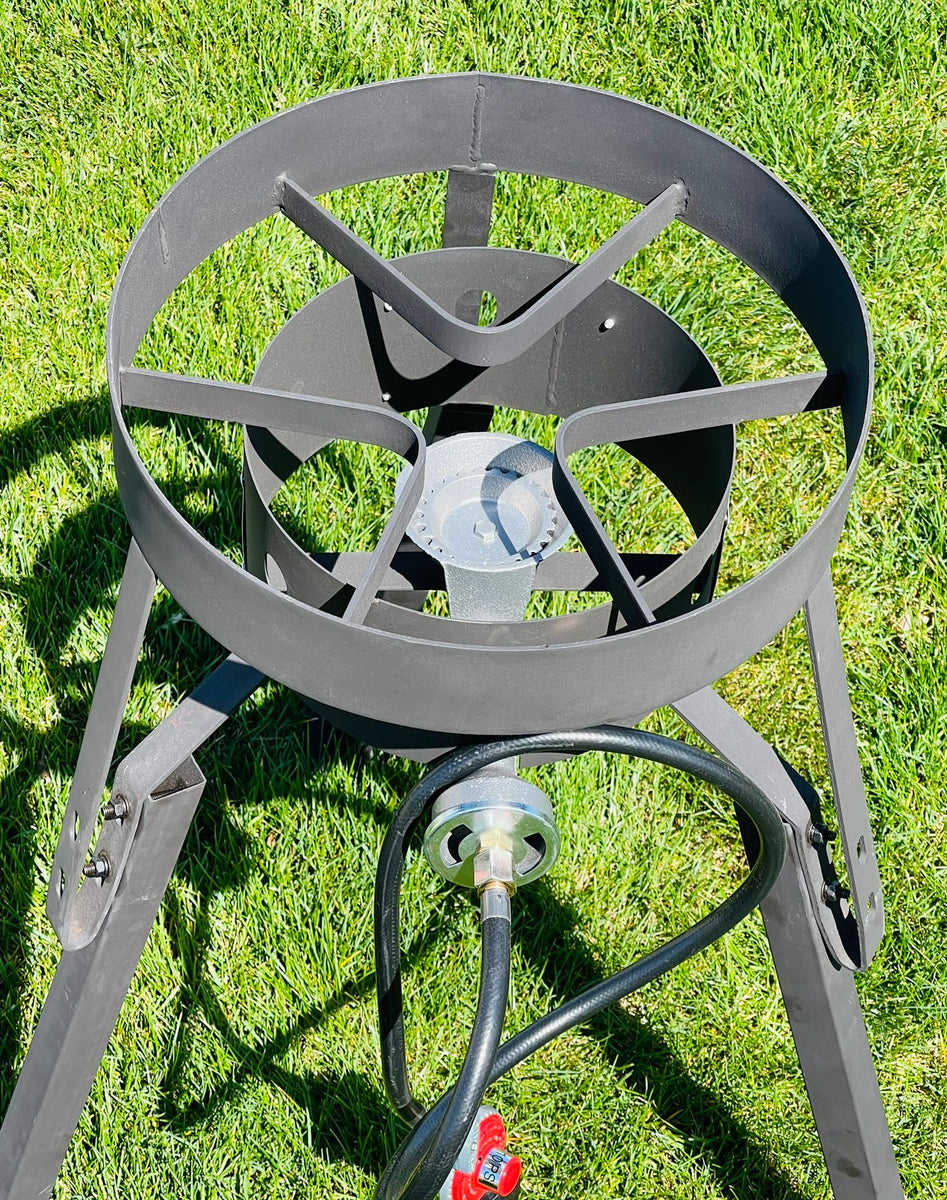 Heavy-duty Stand for Discada / BBQ Disc / Wok with Burner – Timeless Steel