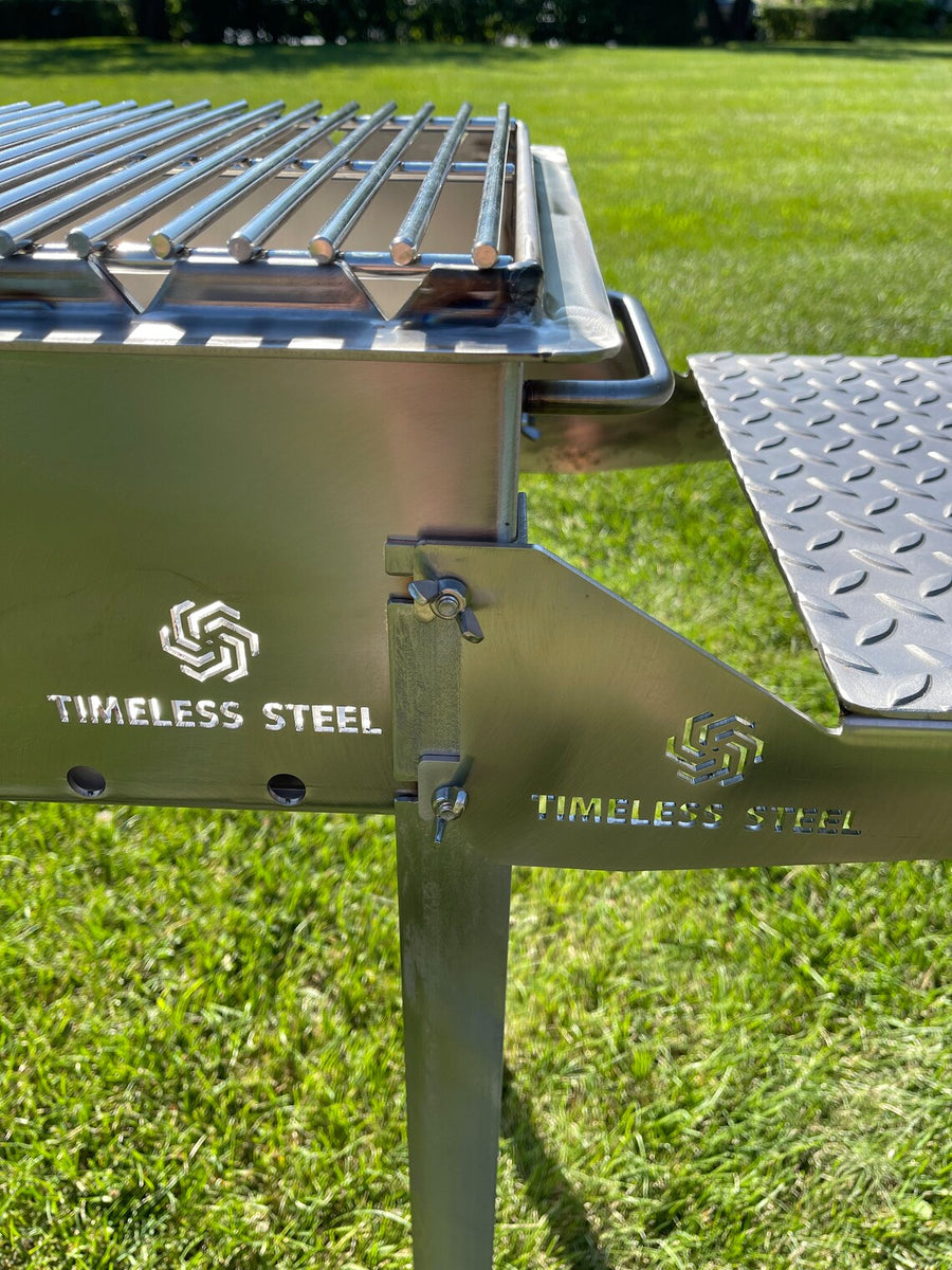 Stainless Steel Side Shelf for BBQ Grill / MANGAL – Timeless Steel