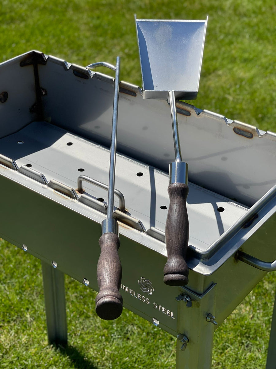 Heavy-duty Stainless Steel Fire Poker And Shovel – Timeless Steel