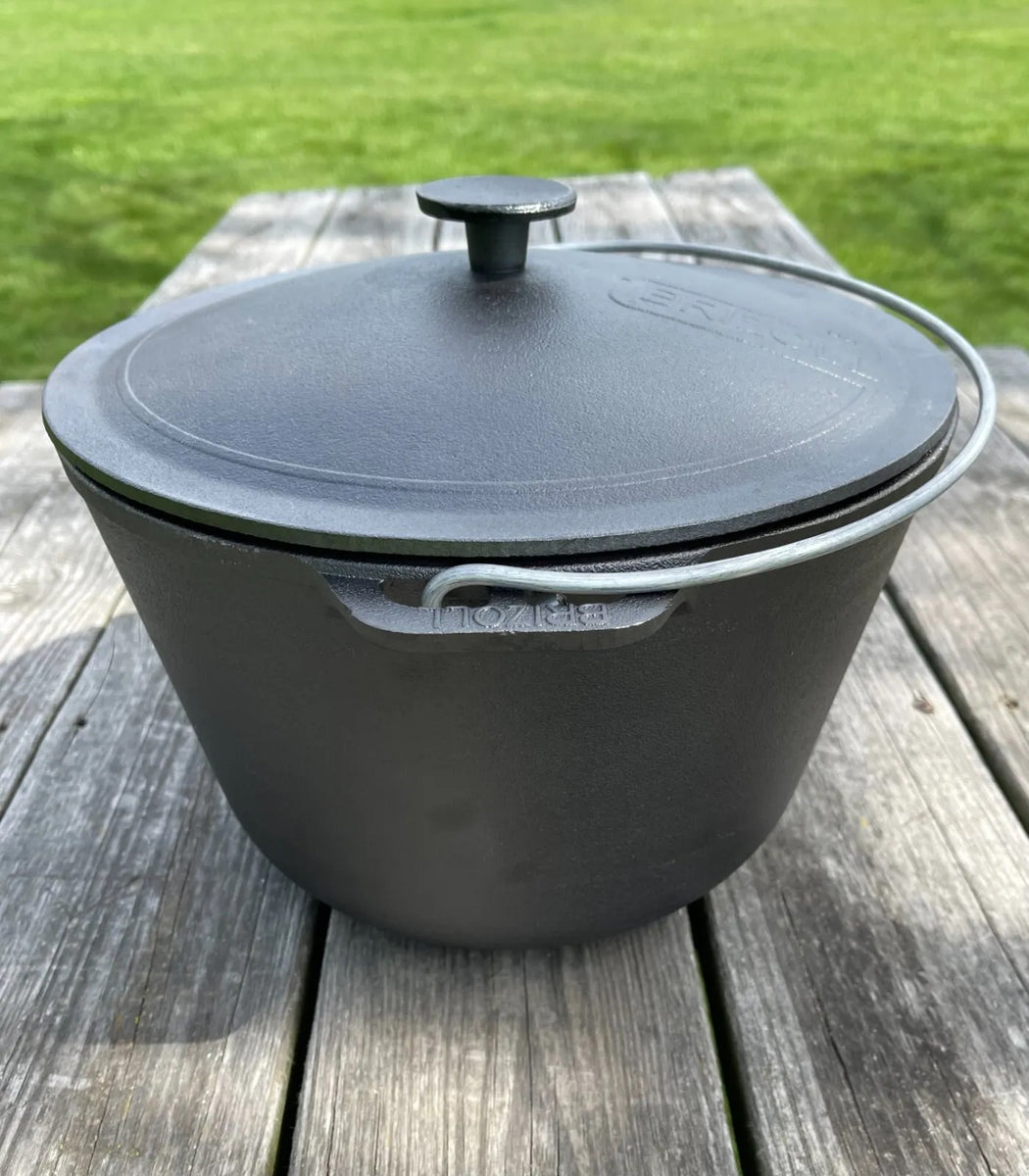 Cast Iron Cauldron 8L with Lid – Timeless Steel